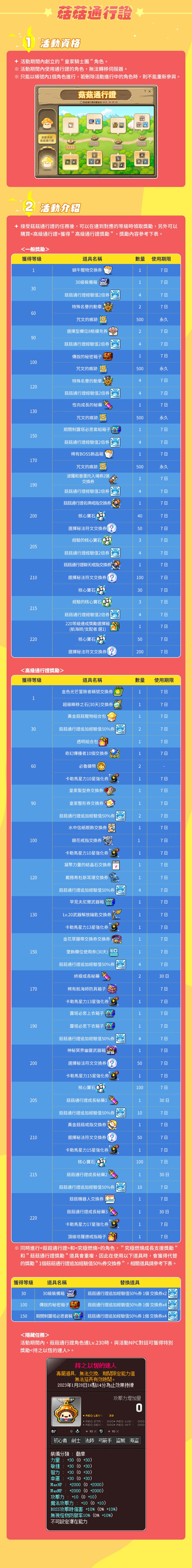 【情報】系統改善&IGNITION慶典&究極燃燒&菇菇通行證 @新楓之谷 哈啦板 - 巴哈姆特